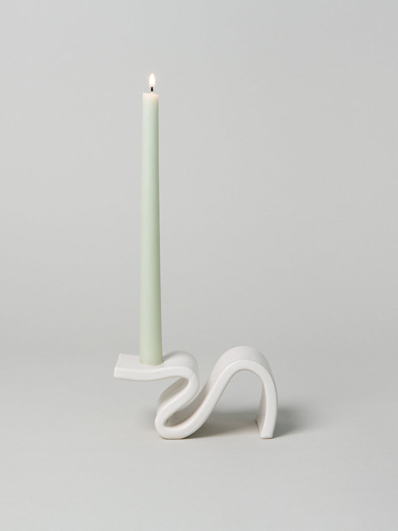 Wei Candlestick, Cream – SIN | Home Goods