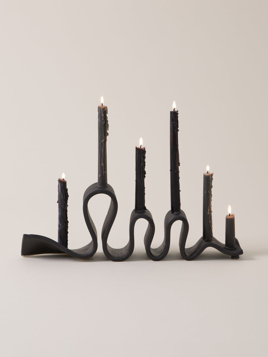 Weylyn Candelabra, Black – SIN | Home Goods