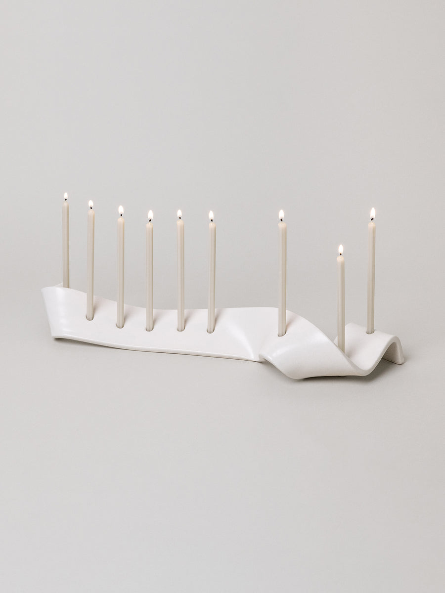 Swey Menorah, Cream – SIN | Home Goods