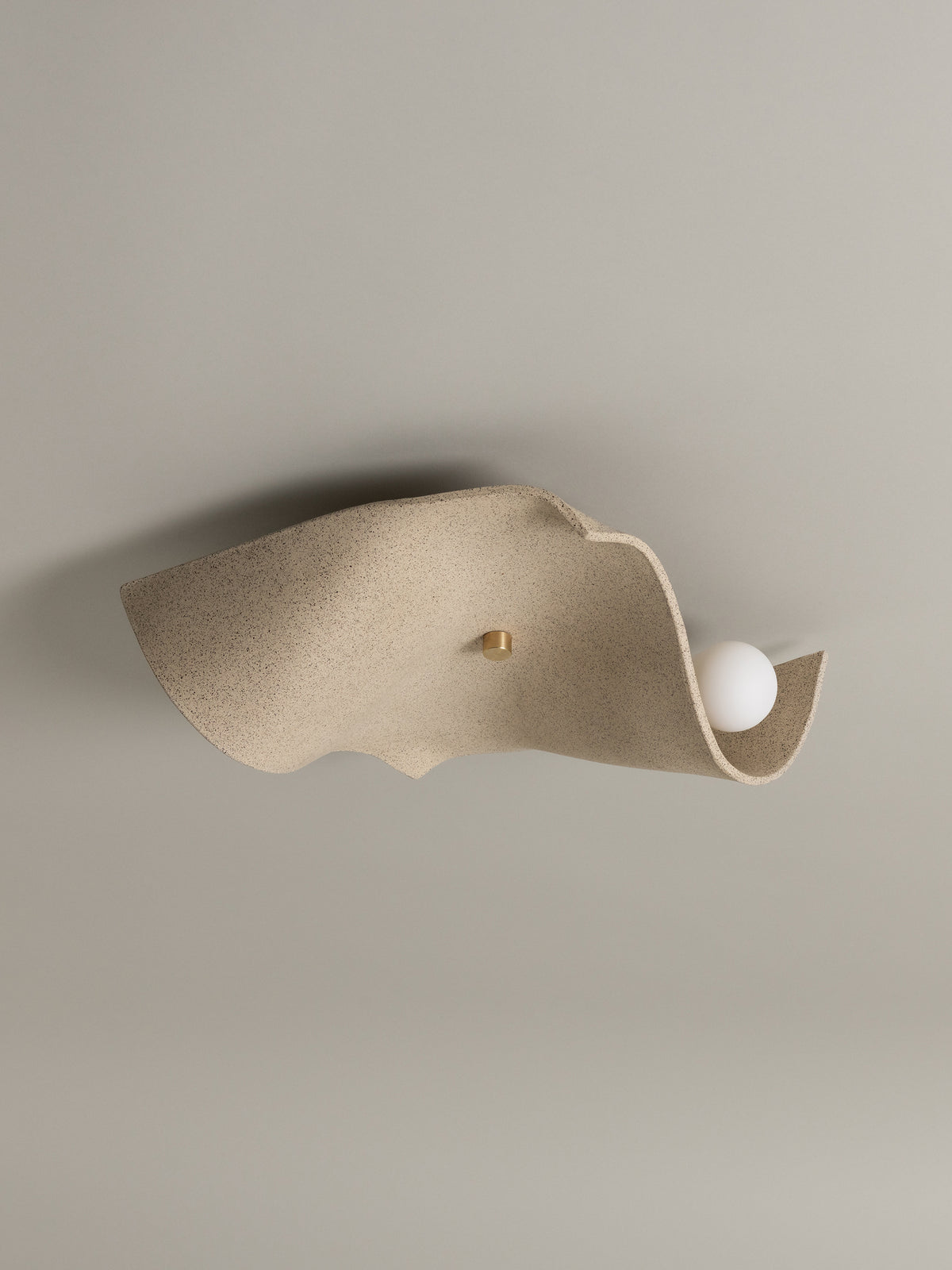 Shan Flush Mount, Sand – SIN | Home Goods