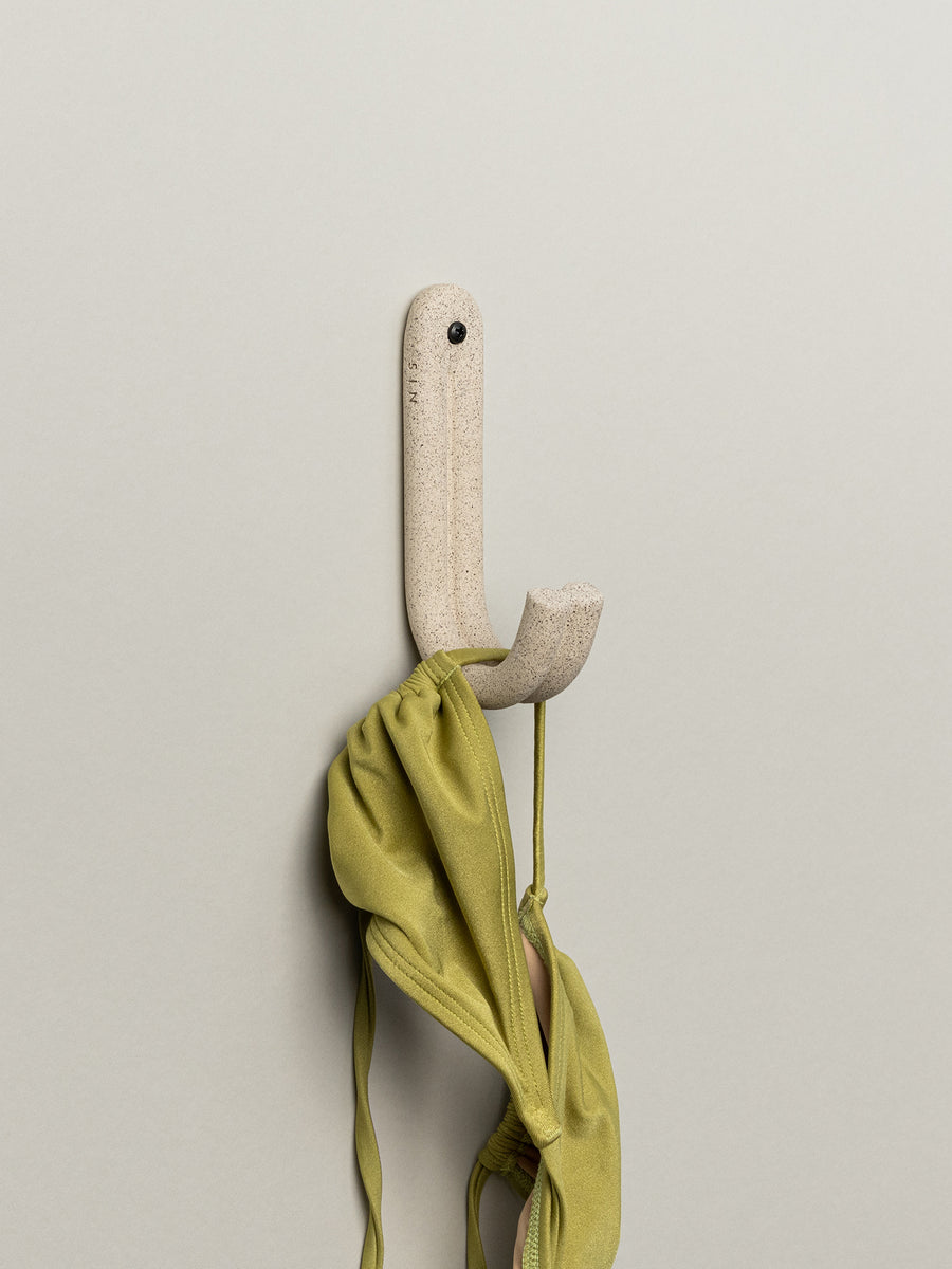 Leggy Curl Wall Hook, Sand – SIN | Home Goods