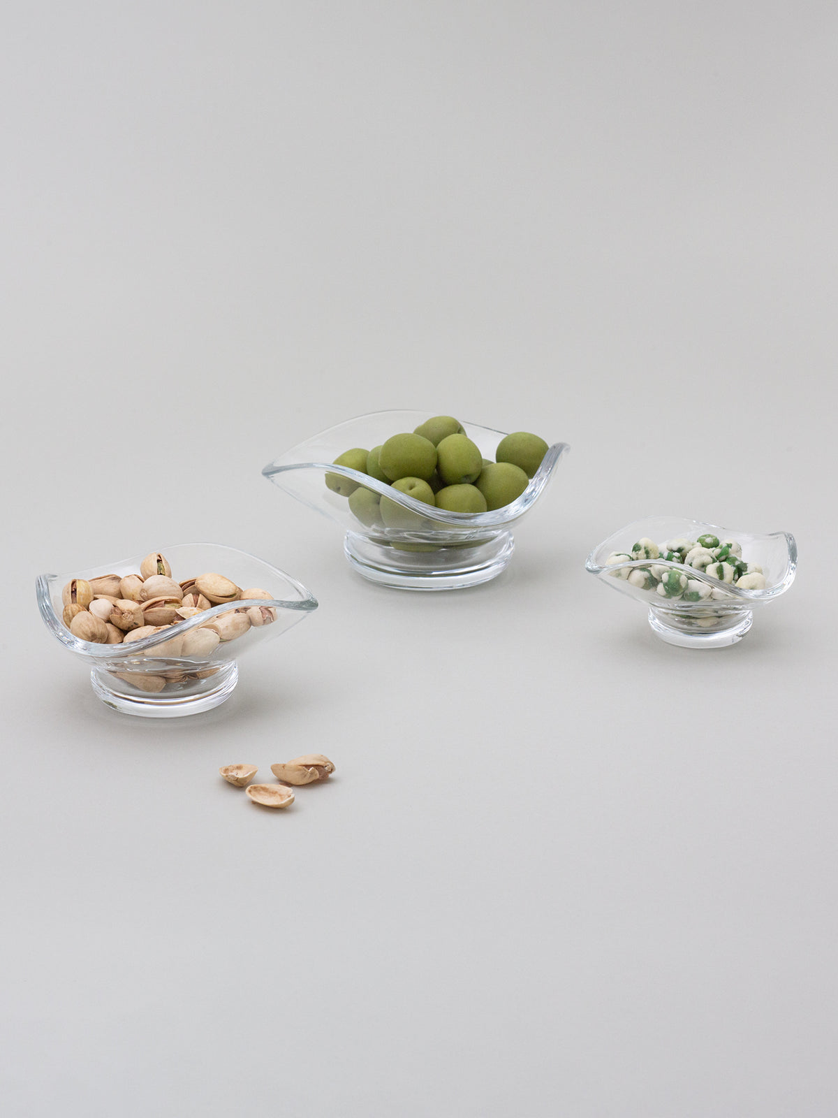 Urch Glass Decorative Bowls (Set of 3), Clear – SIN | Home Goods